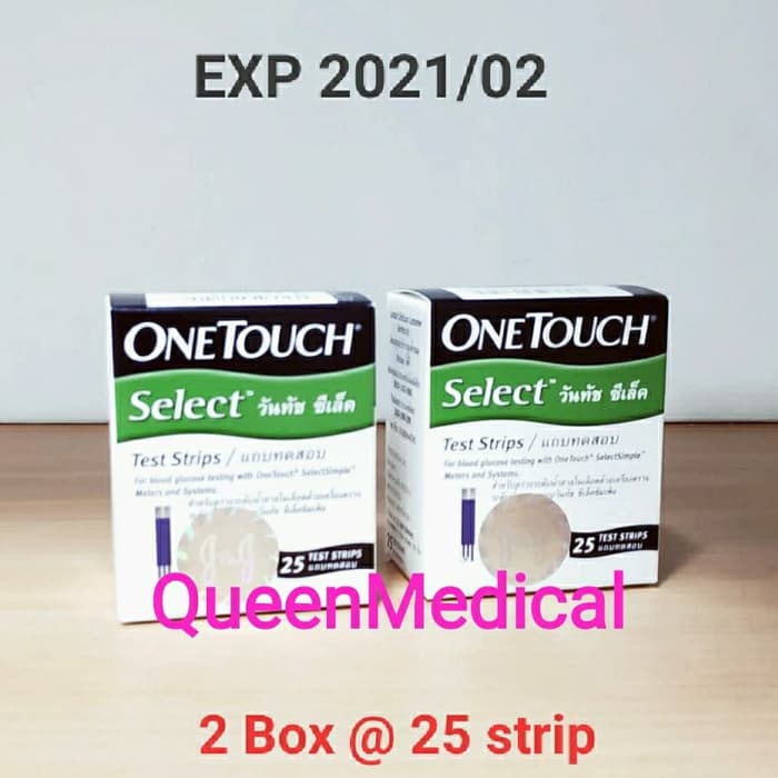 OneTouch Select isi 50 Test Strip One Touch | Lazada Indonesia
