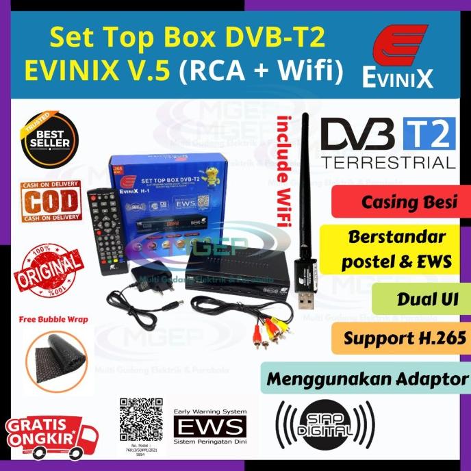 BISA COD Set Top Box Evinix H1 DVB T2 Cast Harga Promo /SET TOP BOX TV DIGITAL/SET TOP BOX TV ...