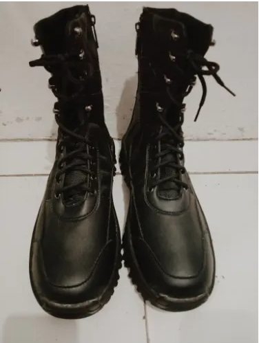 sepatu PDL TNI king pdl terbaru predator hitam CUERO JUMBO KULIT SAPI ...