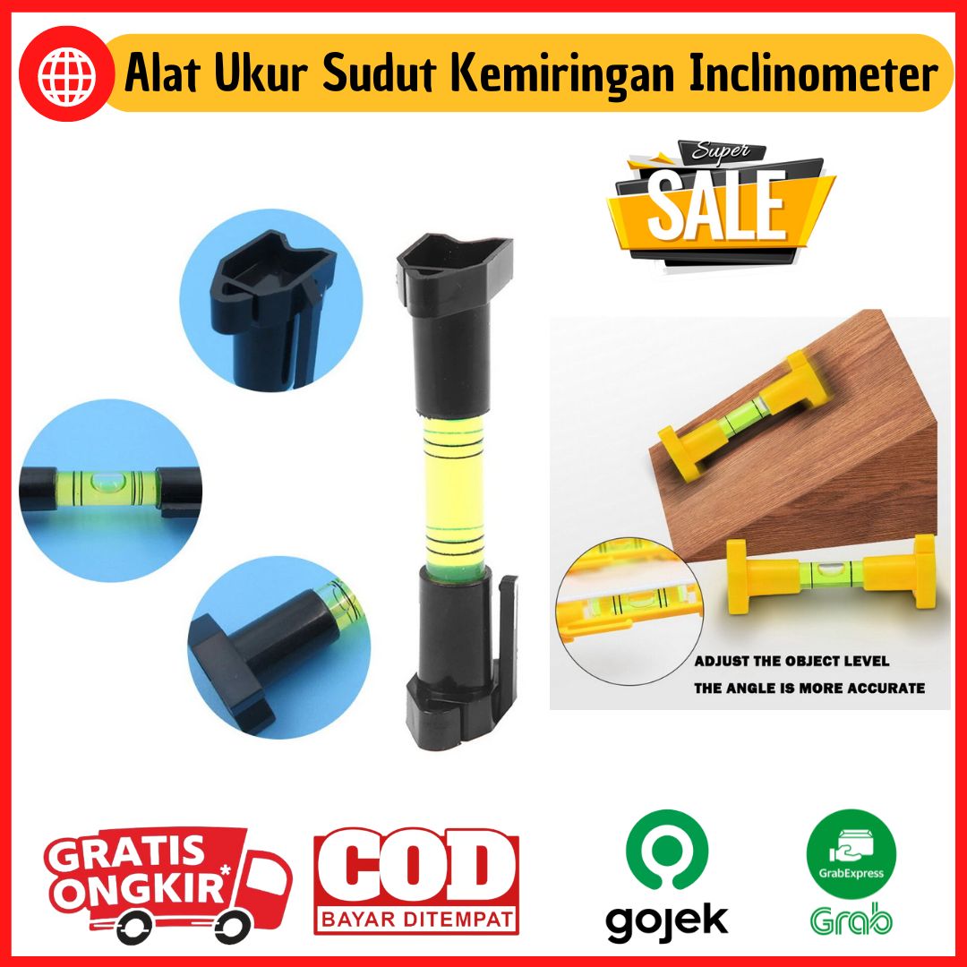 Alat Ukur Sudut Kemiringan Inclinometer Spirit Level Angle Measuring ...