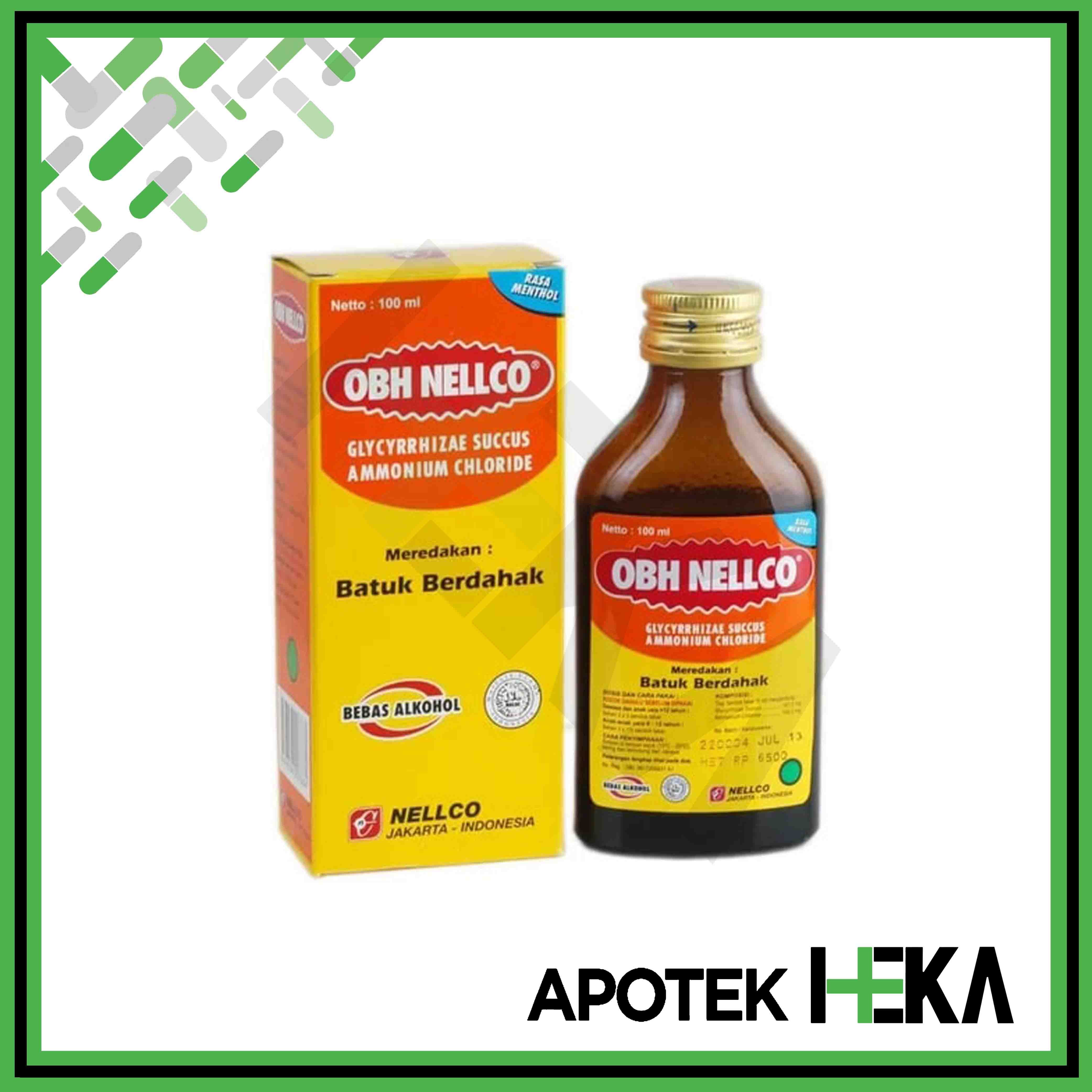 OBH Nellco Batuk Berdahak Sirup 100 ml - Obat Batuk Berdahak | Lazada ...