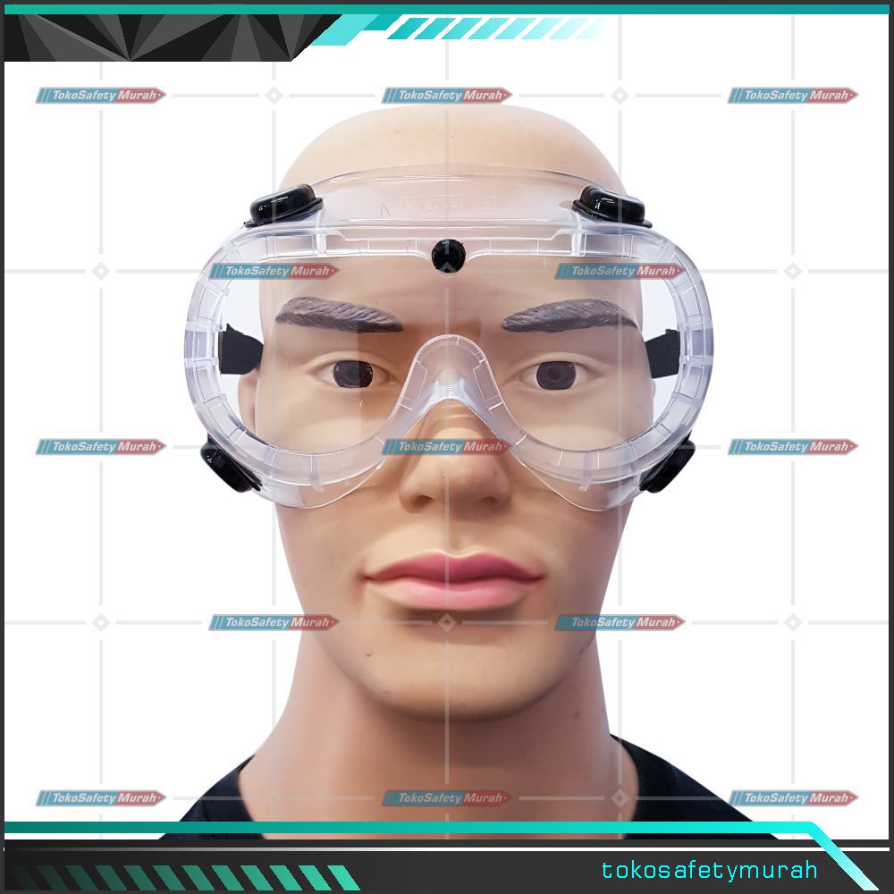 Kacamata APD Safety Goggle Full Protector Anti Virus Medical Grade ...