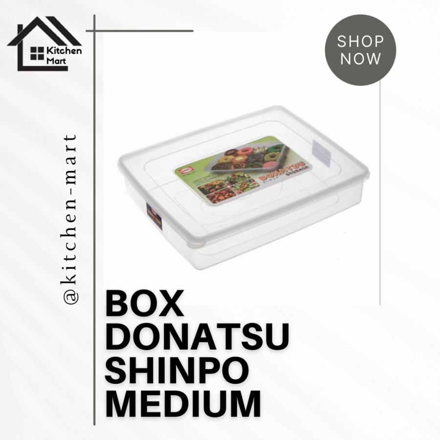 SHINPO Box Donatsu Tempat Donat Box Donat Kotak Donat Sip 306 Larger ...