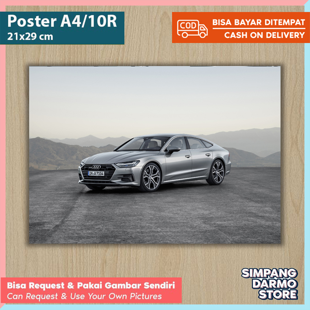 Poster Mobil Sport Audi Terbaru Tersedia Berbagai Ukuran A4 A3 Besar ...