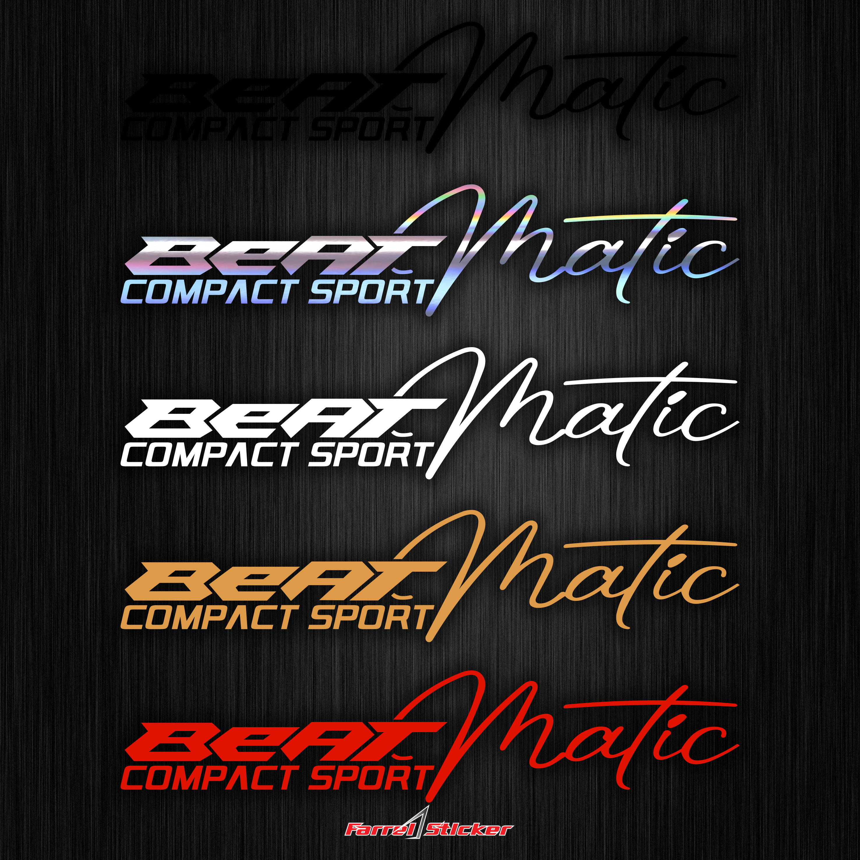 STIKER BEAT MATIC STICKER BEAT MATIC COMPACT SPORT | Lazada Indonesia