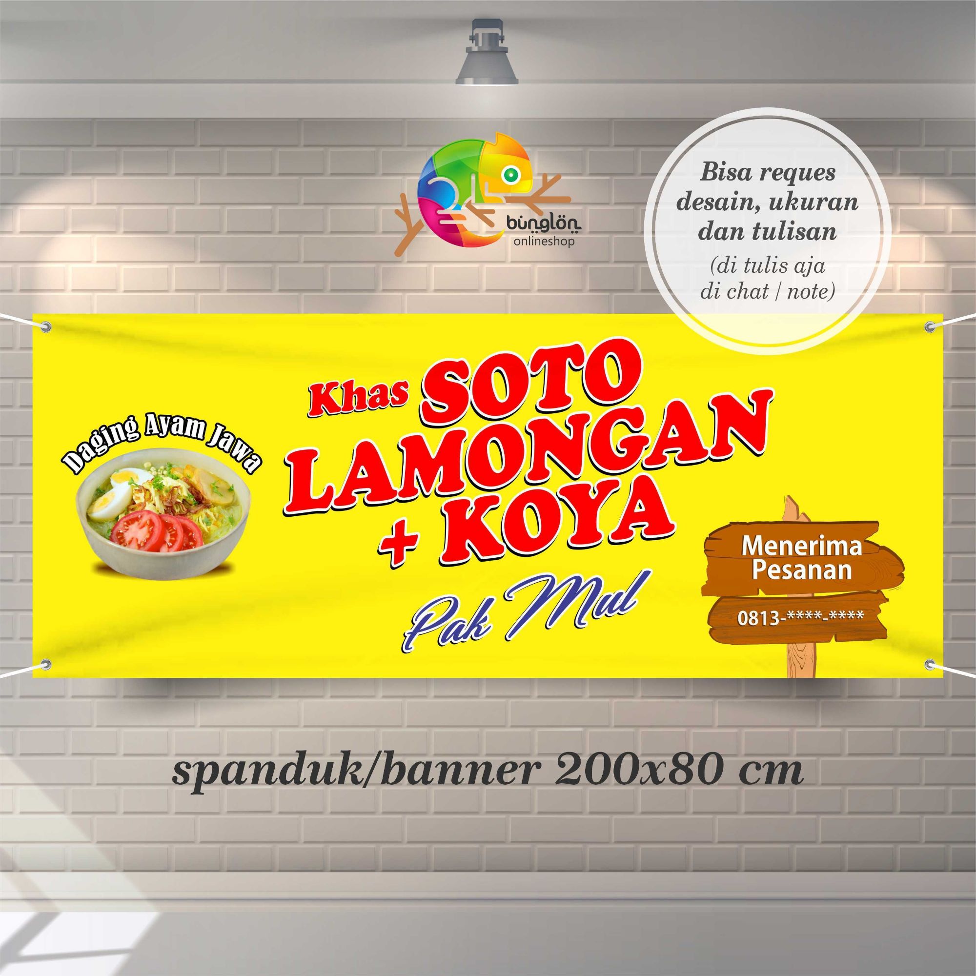 Spanduk, Banner Soto Lamongan | Lazada Indonesia