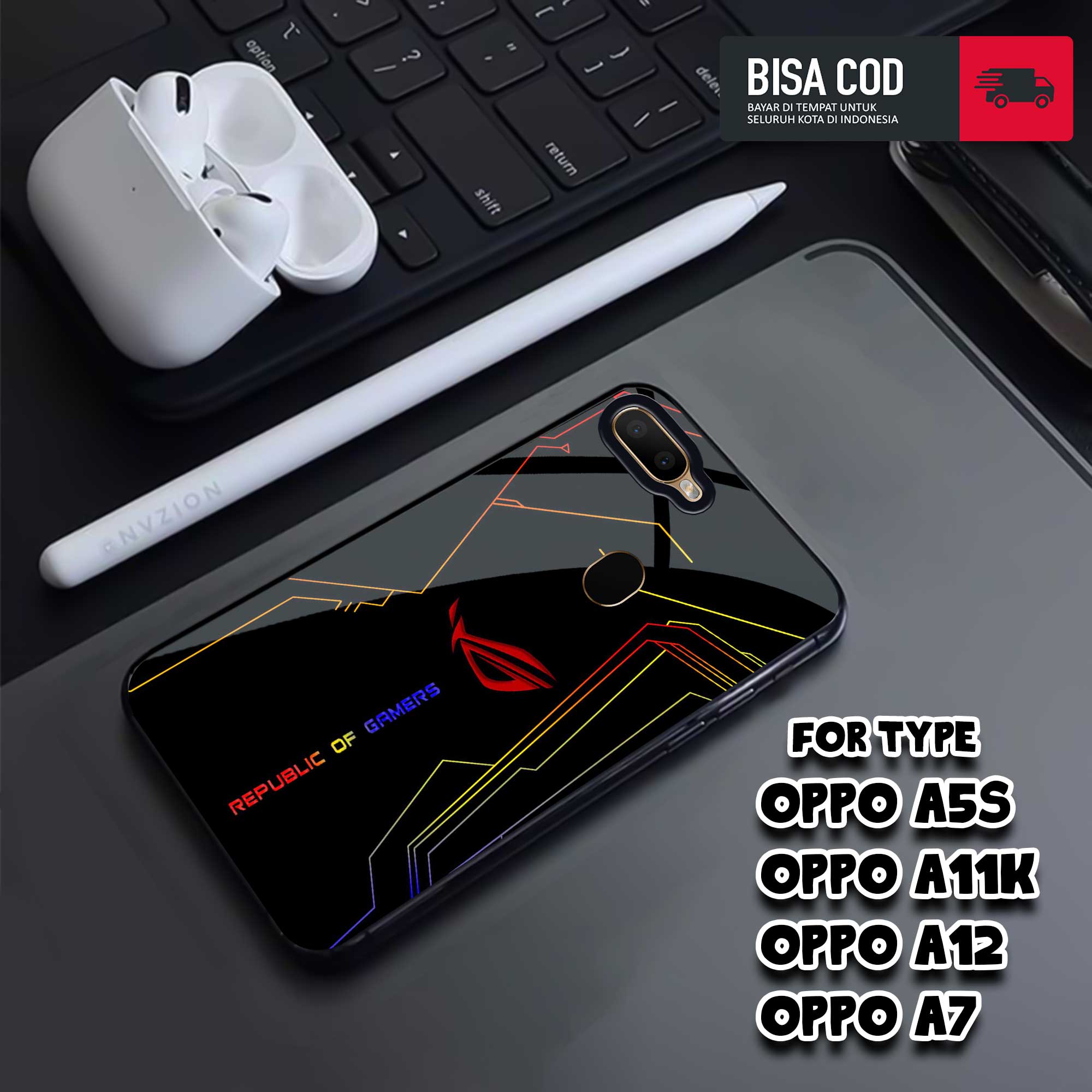 Case OPPO A5S / A7 / A11K / A12 TERBARU Motif ROG Casing Hp Murah ...