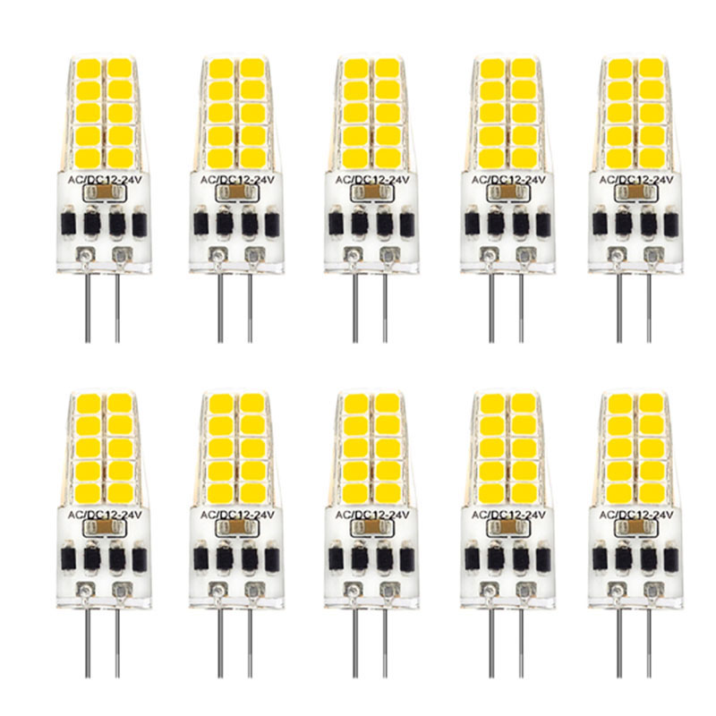 10PCS G4 LED Bulb AC/DC12V-24V 3W LED G4 Light 20LED 360 Beam Angle ...