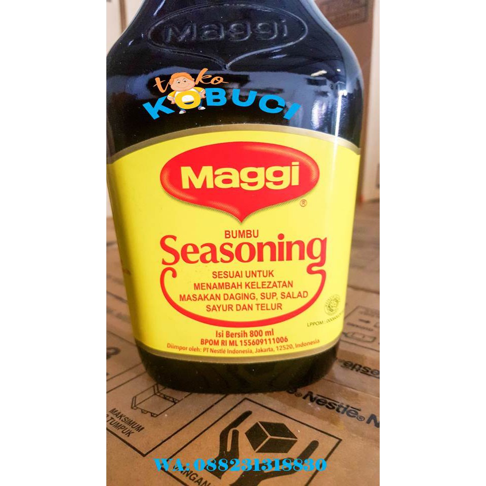 Kecap Maggie Maggi Seasoning 800 ml Murah Penyedap Umami Halal | Lazada ...