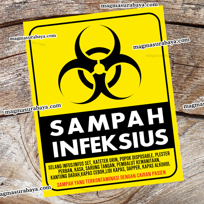 Stiker Sampah Infeksius - Rumah sakit - poliklinik - dokter praktek ...