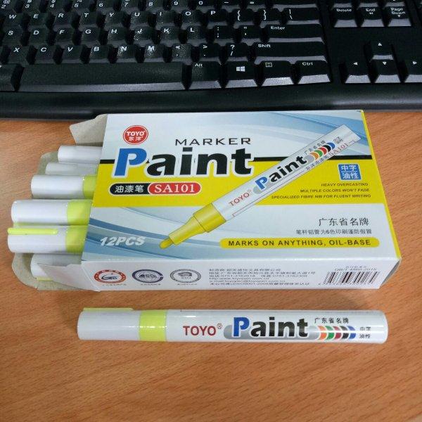 Spidol Ban TOYO KUNING - Paint Marker Toyo Kualitas Terbaik | Lazada ...