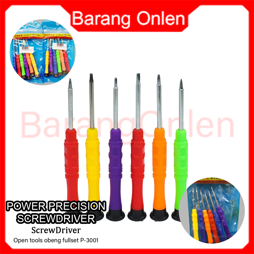 Power Precision ScrewDriver, Open tools Baut Mur Hp, Obeng Fullset Hp ...