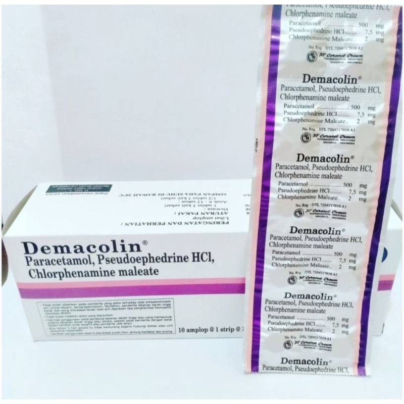demacolin Strip 10 Tablet | Lazada Indonesia