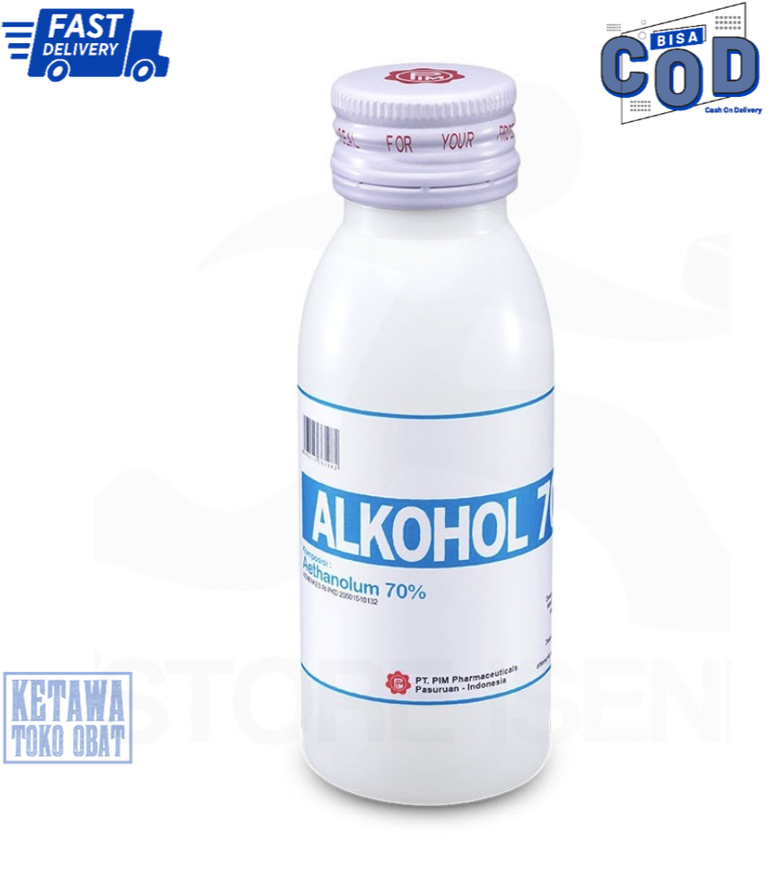 Alkohol Alcohol 70% [1 dus = 96 botol] Merk PIM | Lazada Indonesia