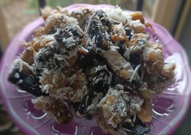 makanan tradisional singkong gatot berat 1kg / singkong gatot makanan ...