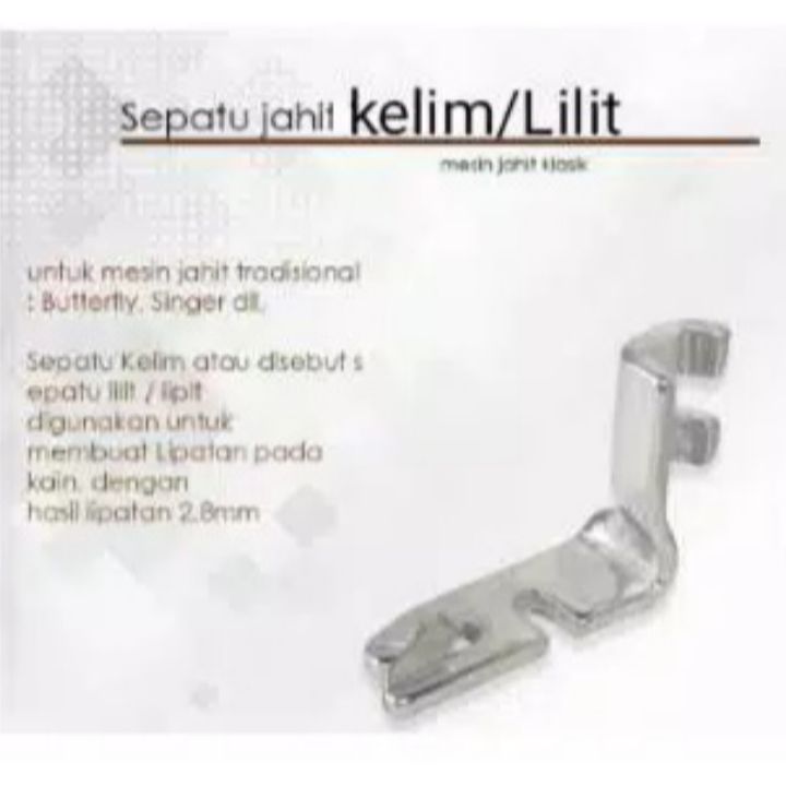 sepatu jahit klin lilit jahit neci / kebutuhan menjahit / alat jahit ...