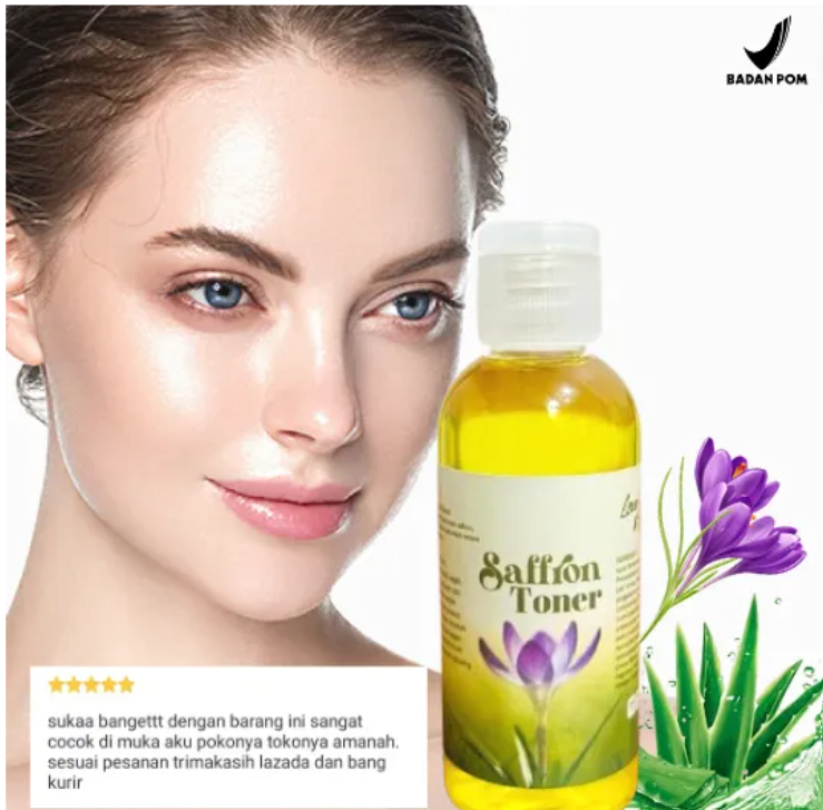FACE TONER SAFFRON TONER SAFFRON BPOM with ALOEVERA MENCERAHKAN WAJAH ...
