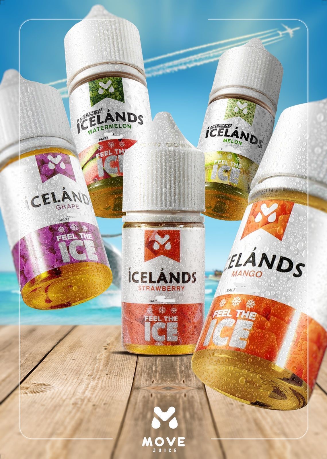 Icelands Mango Watermelon Melon Grape Strawberry Ice Lands Salt Iceland ...