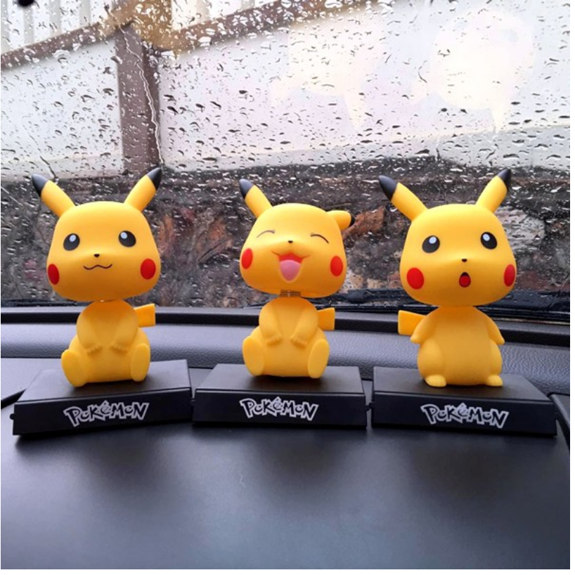 Boneka Figure Miniatur Pajangan Mobil Stand POKEMON PIKACHU Goyang ...