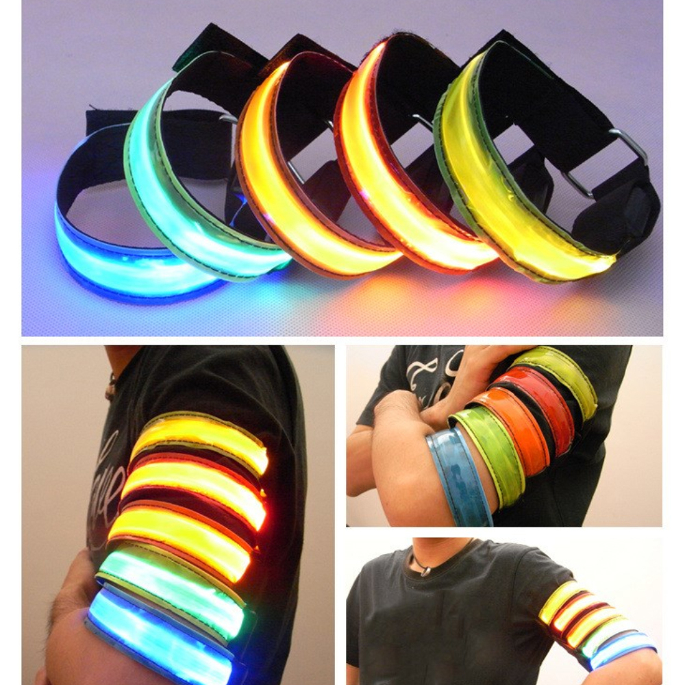 (On sale)(Fast delivery）Outdoor LED Night Run Light Bracelet Safety ...