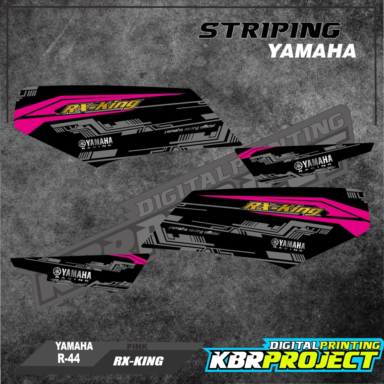 ( COD) RX KING STICKER STRIPING MOTOR YAMAHA RX KING IP.R-44 STRIPING ...