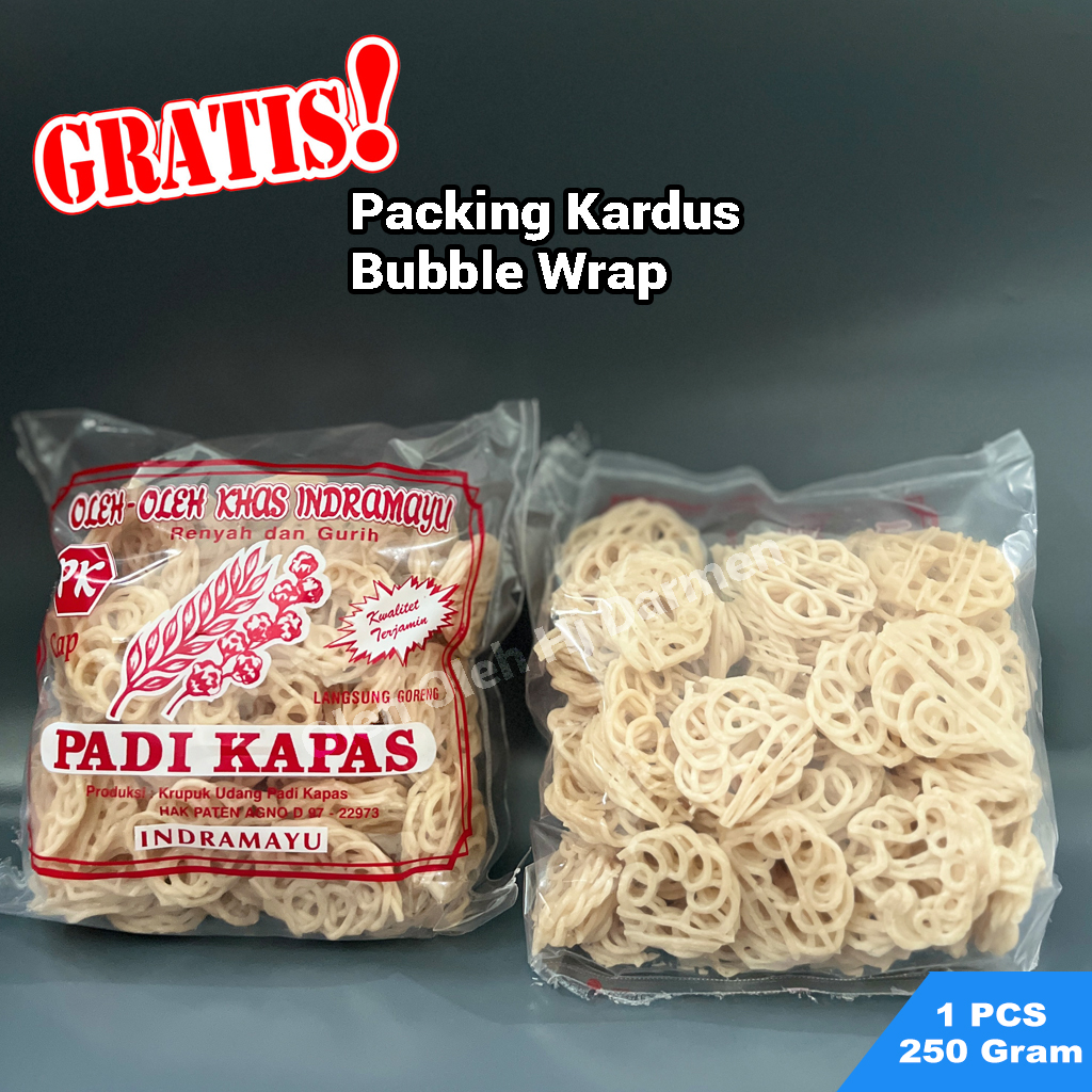 Kerupuk Mie Putih Cap Padi Kapas 250gr Khas Indramayu | Lazada Indonesia
