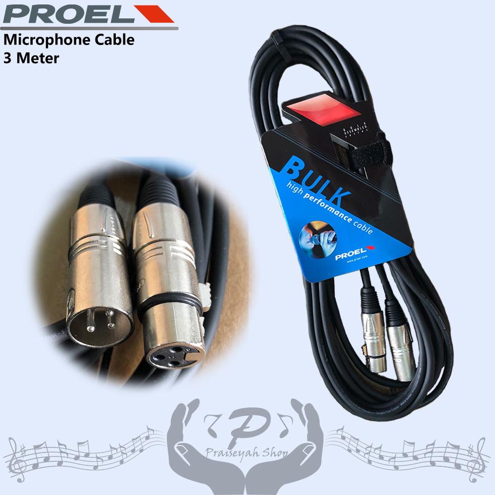 Proel Kabel Mikrofon 3 Meter / Microphone Cable Balanced | Lazada Indonesia