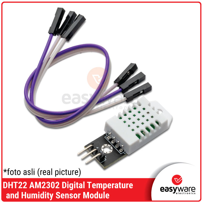 DHT22 DHT-22 AM2302 HUMIDITY & TEMPERATURE SENSOR SUHU DHT22 | Lazada ...