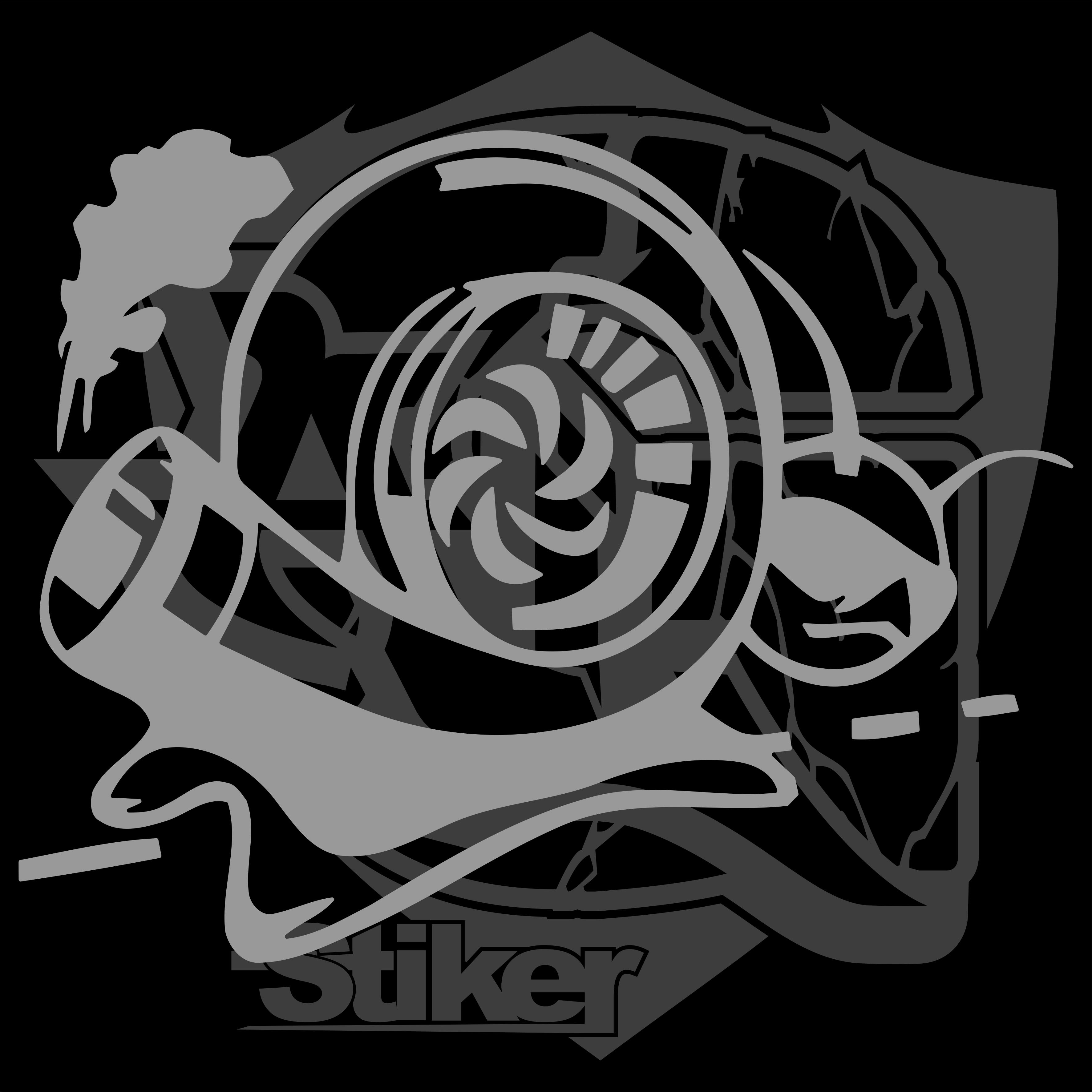 STICKER/CUTTING/CATING/SC.154/STIKER SIPUT RACING/STIKER SIPUT TURBO ...