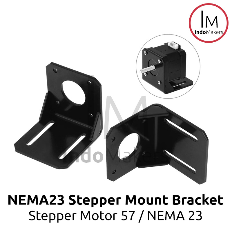NEMA 23 Mounting L Bracket 57 Series Stepper Motor | Lazada Indonesia