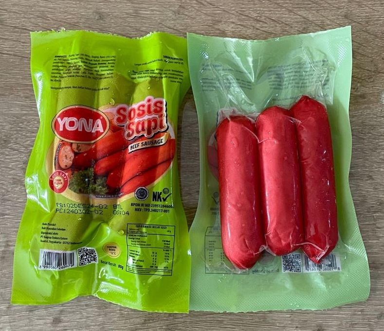Yona Sosis Sapi Merah 80gr Isi 3 | Lazada Indonesia