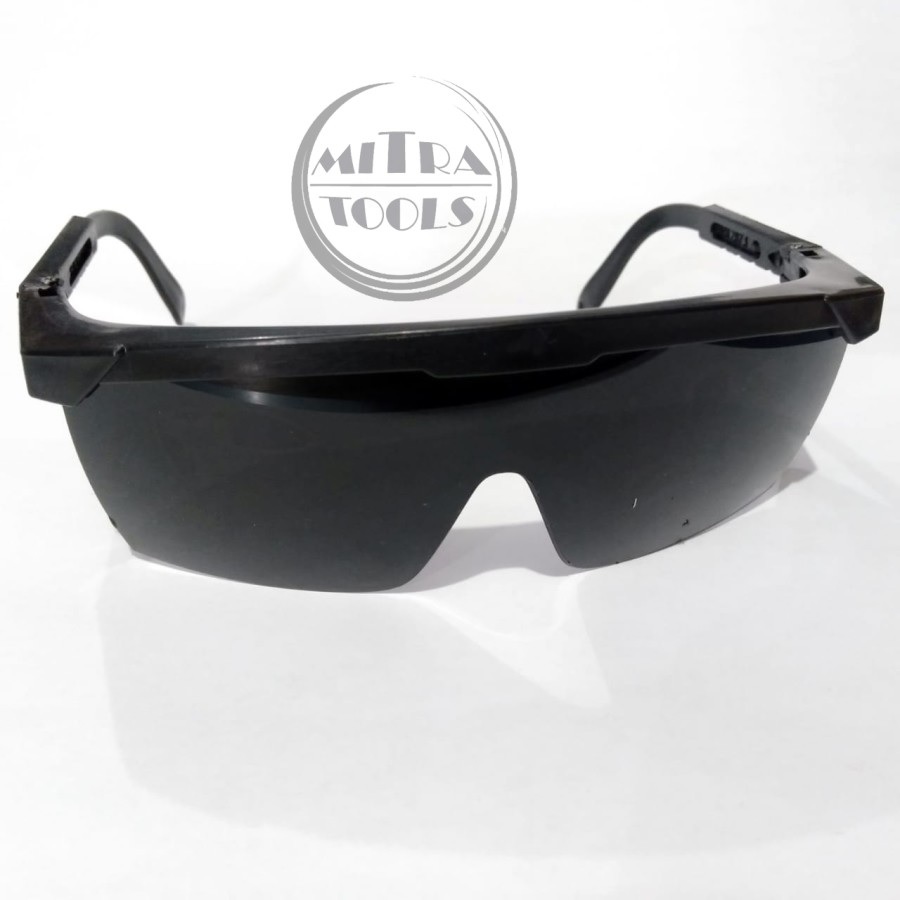 Kacamata Safety Las Model Kotak Hitam Transfaran / Kacamata Las Hitam ...