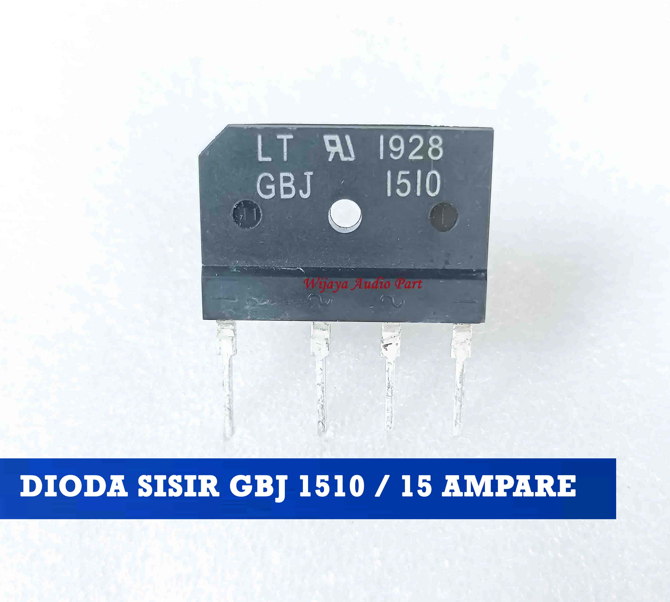DIODA SISIR 15 AMPARE ASLI 15A KBJ 1510 AMPARE 1000 VOLT JEMBATAN 4 PIN ...