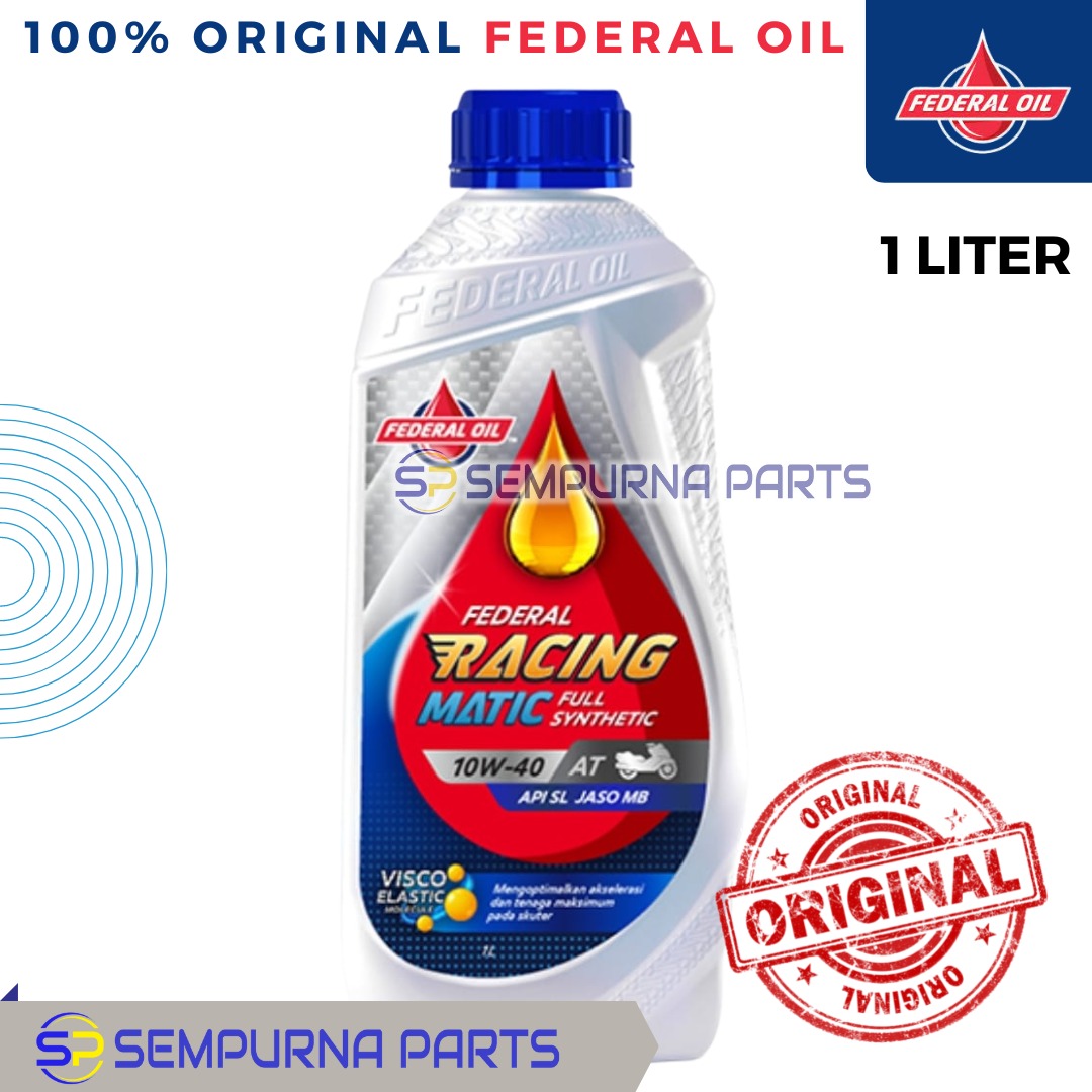 OLI FEDERAL RACING MATIC 10W-40 1 LTR | Lazada Indonesia