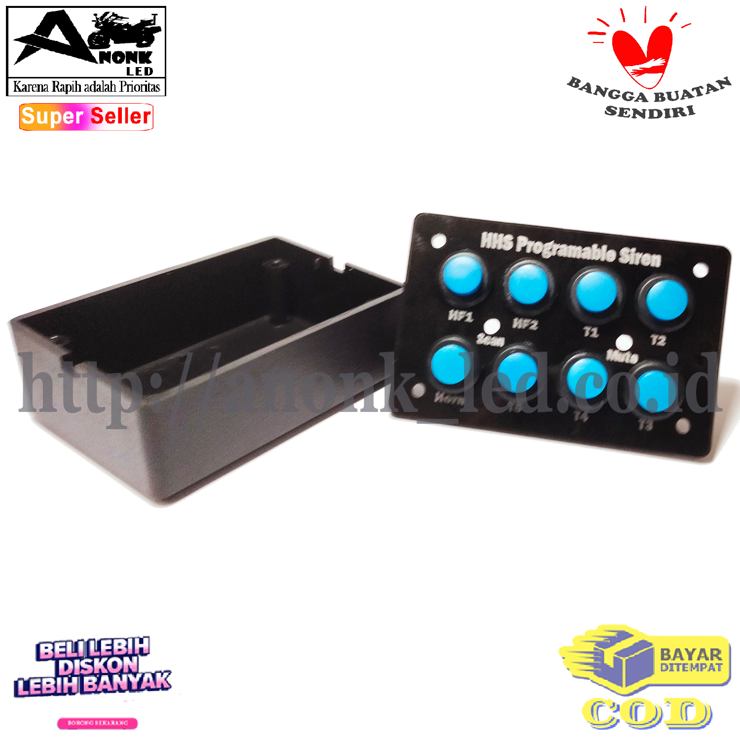 Tombol Jumper Sirine Whelen / Box Jumper Modul Sirine Whelen Akrilik ...