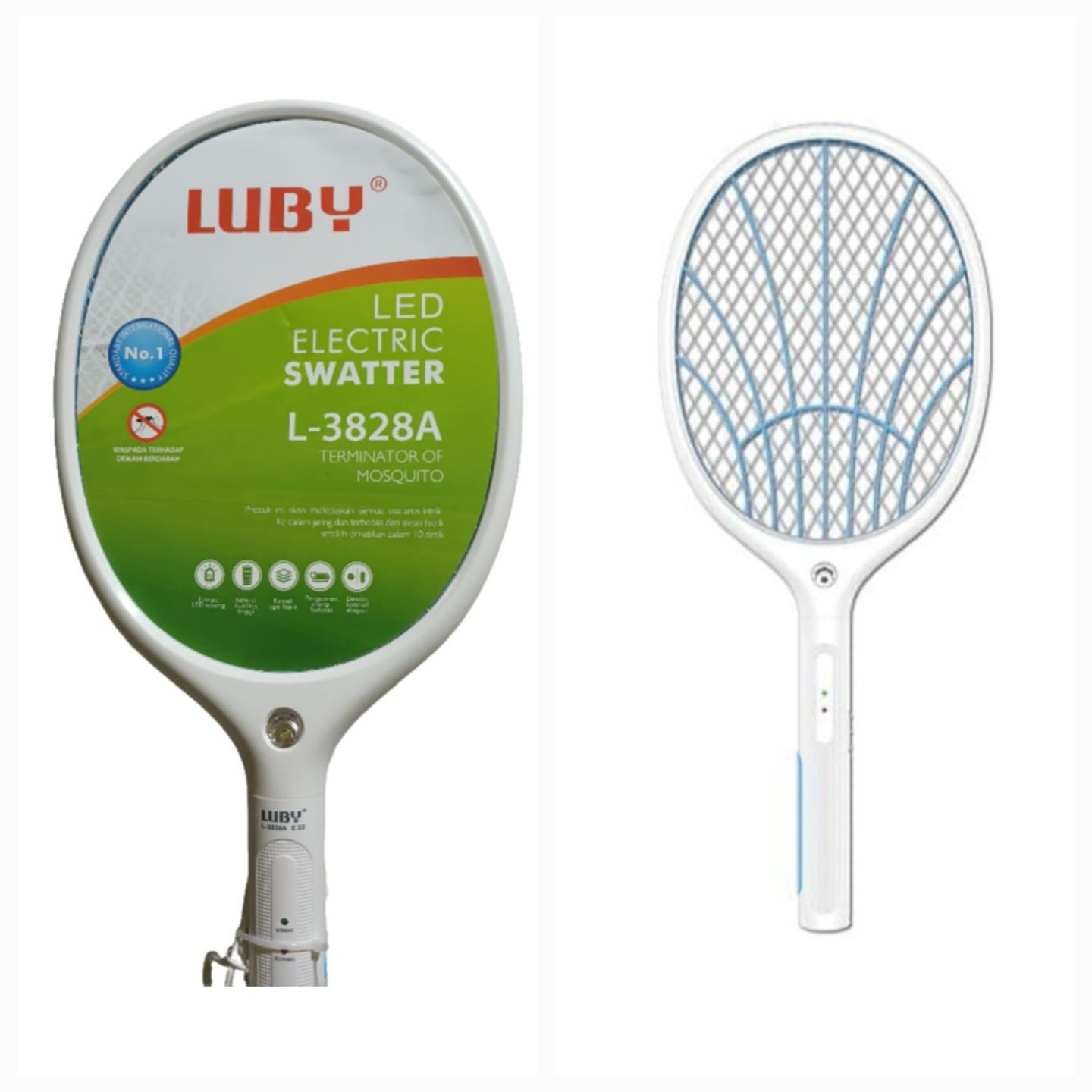 raket nyamuk listrik luby L3828A Raket Nyamuk raket nyamuk listrik luby ...