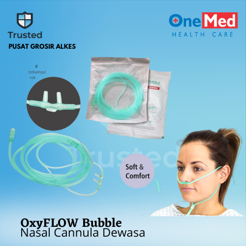 Oxyflow Bubble Nasal Canula Selang Oksigen Dewasa OneMed | Lazada Indonesia