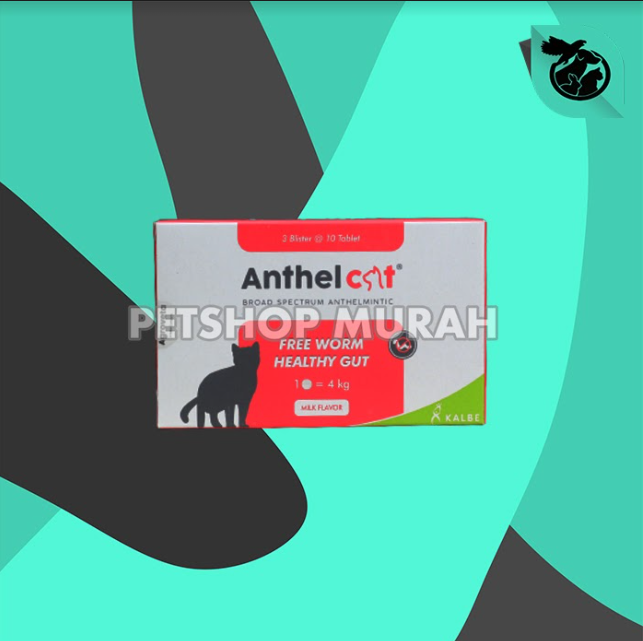 Obat Cacing Kucing Tablet Anthel Cat Non Drontal | Lazada Indonesia