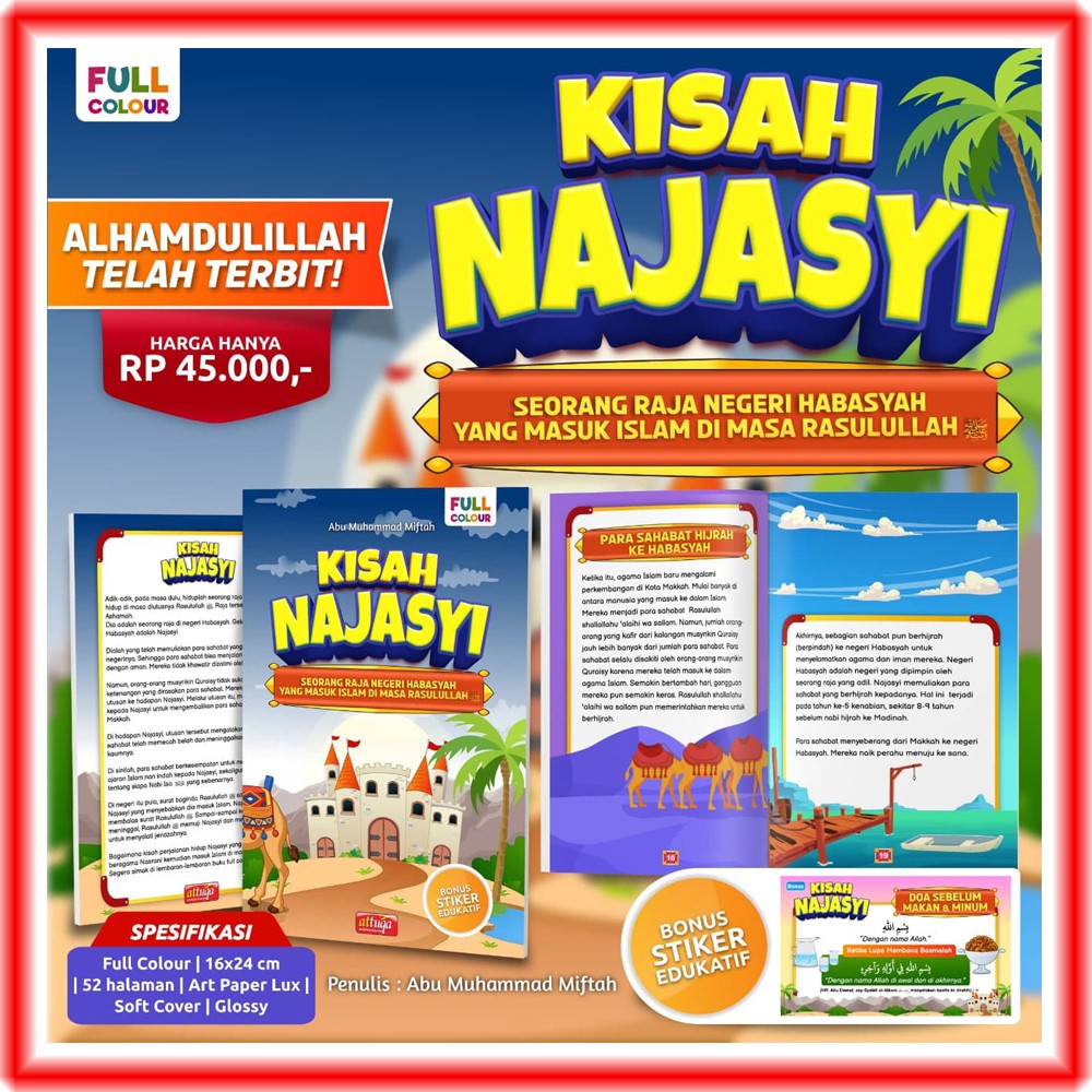 Buku Kisah Najasyi Raja Habasyah yang Masuk Islam Attuqa | Lazada Indonesia Buku Kisah Najasyi Raja Habasyah yang Masuk Islam Attuqa | Lazada Indonesia
