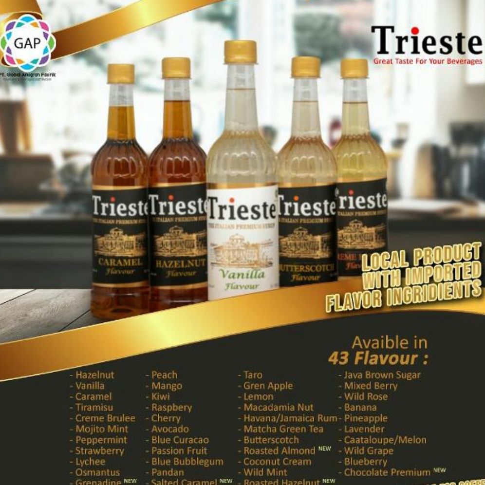 TRIESTE SYRUP 650ML | Lazada Indonesia