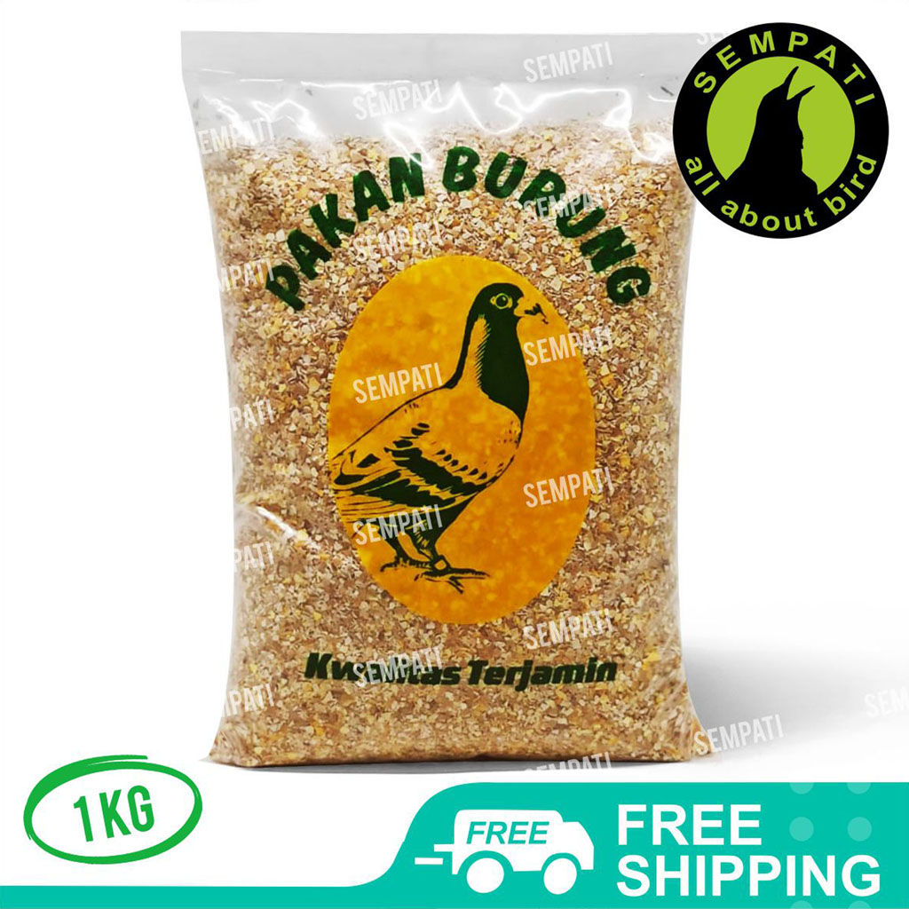 SEMPATI Grit Merpati Plus Asinan Cangkang Telur Murni 1kg Pakan Burung ...