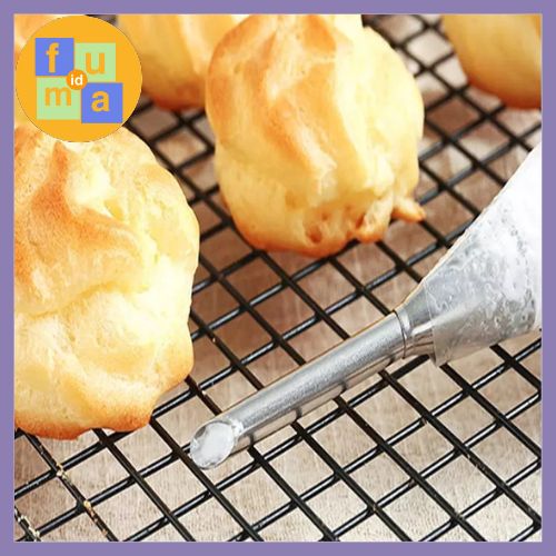 Spuit kue filling mengisi vla, cokelat, selai cream kue sus donat roti ...