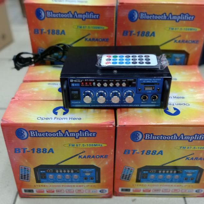 Power Amplifier Mini TELI BT-188A Bluetooth usb radio | Lazada Indonesia