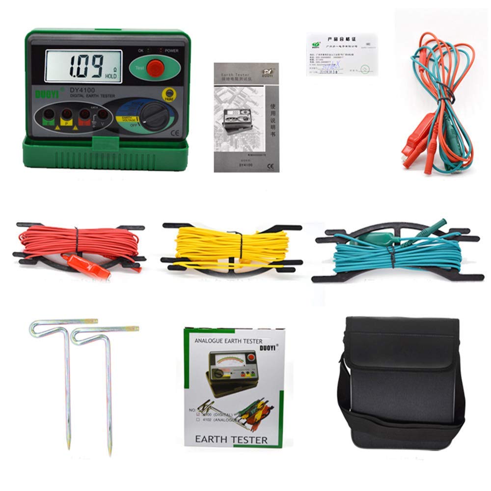 DUOYI DY4100 Digital Multimeter Megohmmeter Earth Resistance Tester ...
