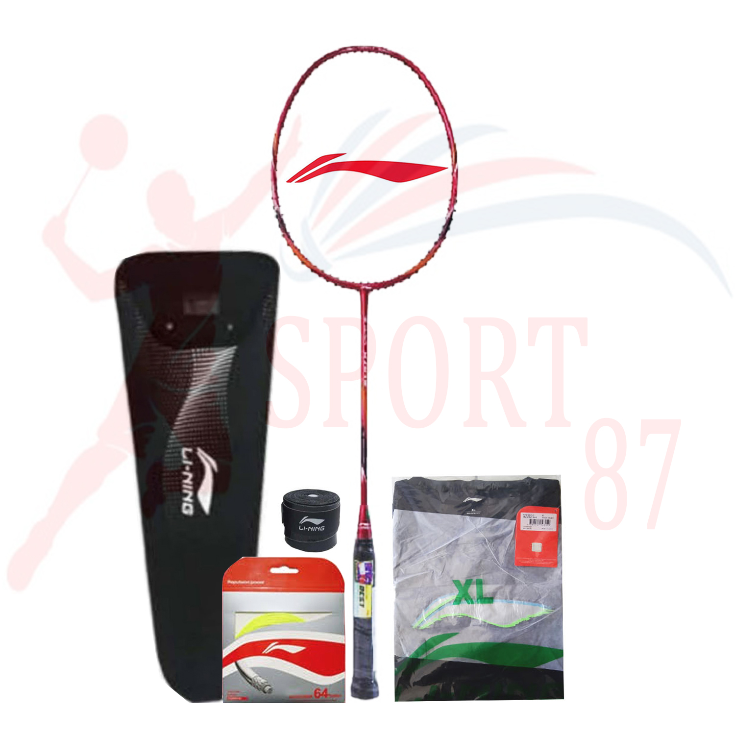Raket Badminton Lining Turbo X80 III Original Raket Lining Turbo X 80 ...