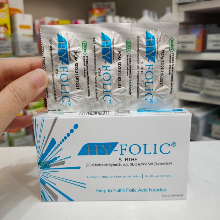 Hy Folic Vitamin Folat Acid | Lazada Indonesia