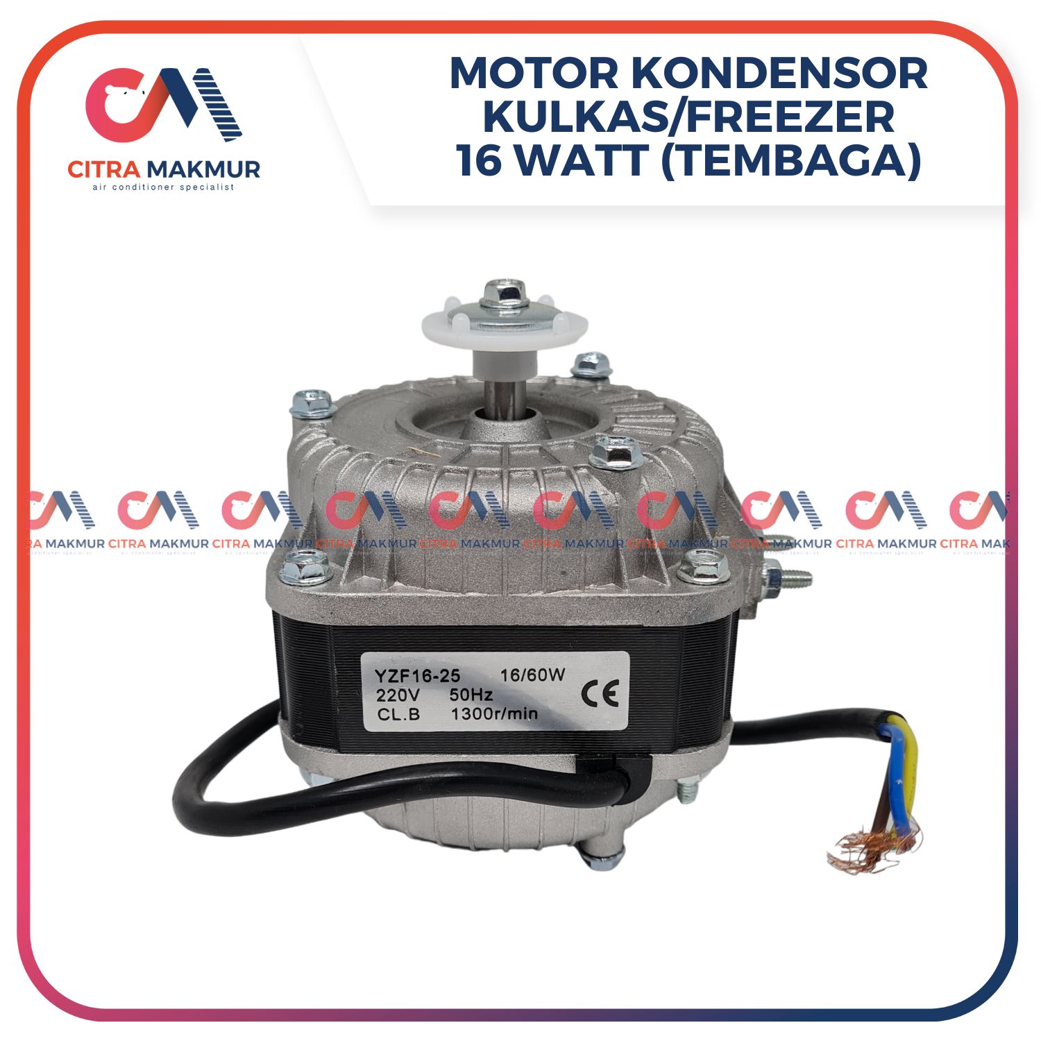 Motor Kondensor Showcase 16 Watt 16W Kondenser Freezer Kulkas Dinamo ...