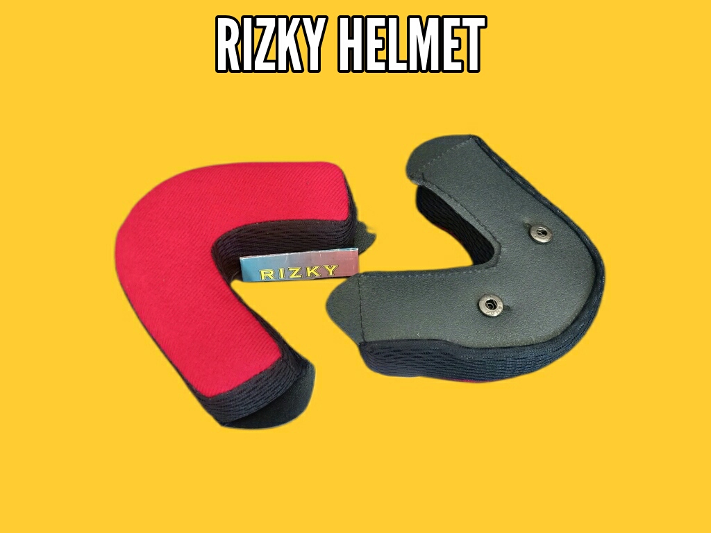 busa pipi NHK R6 besi, busa helm pipi NHK R 6 kancing besi | Lazada ...