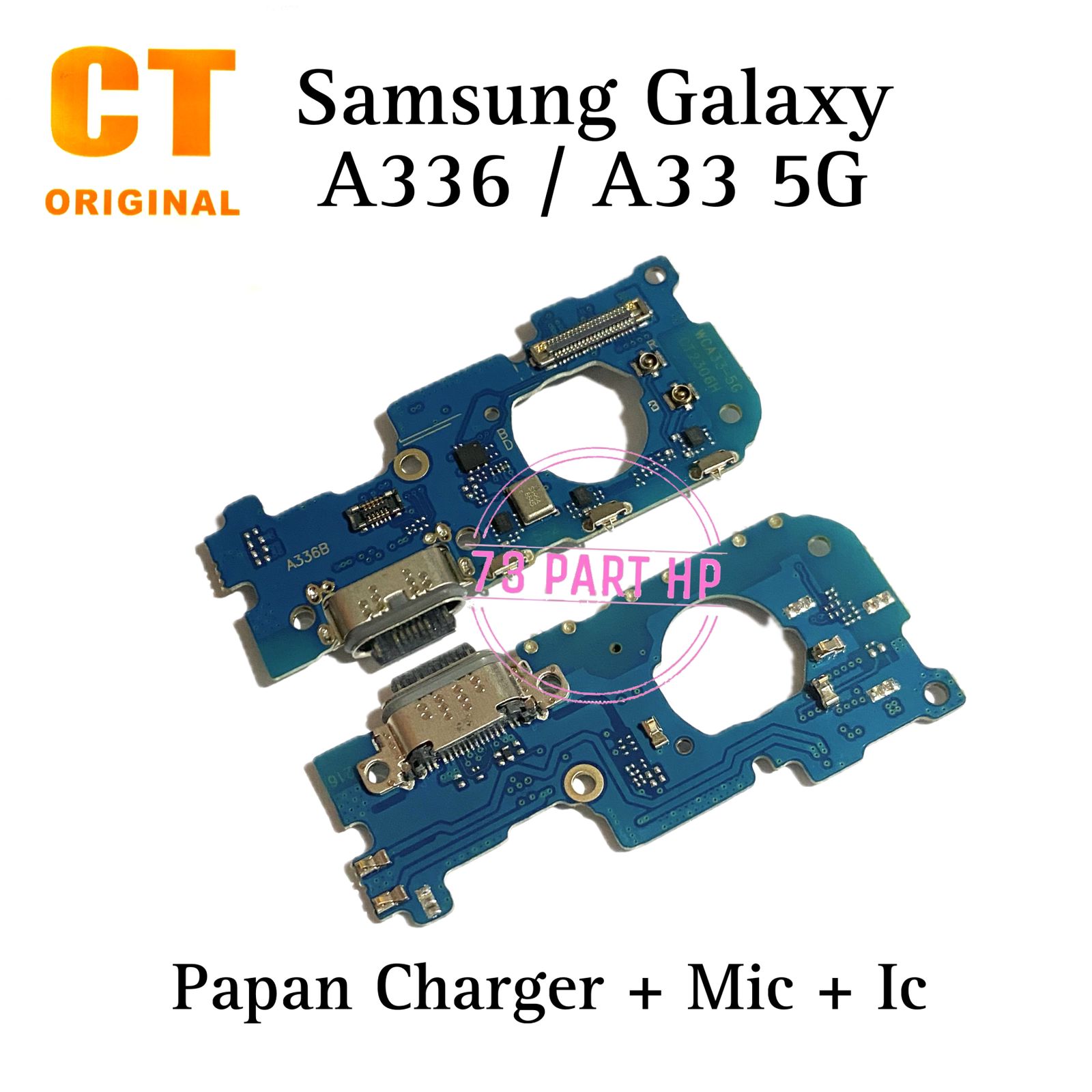 Original CT Ada IC - Papan PCB Konektor Charger & MIC Samsung Galaxy ...