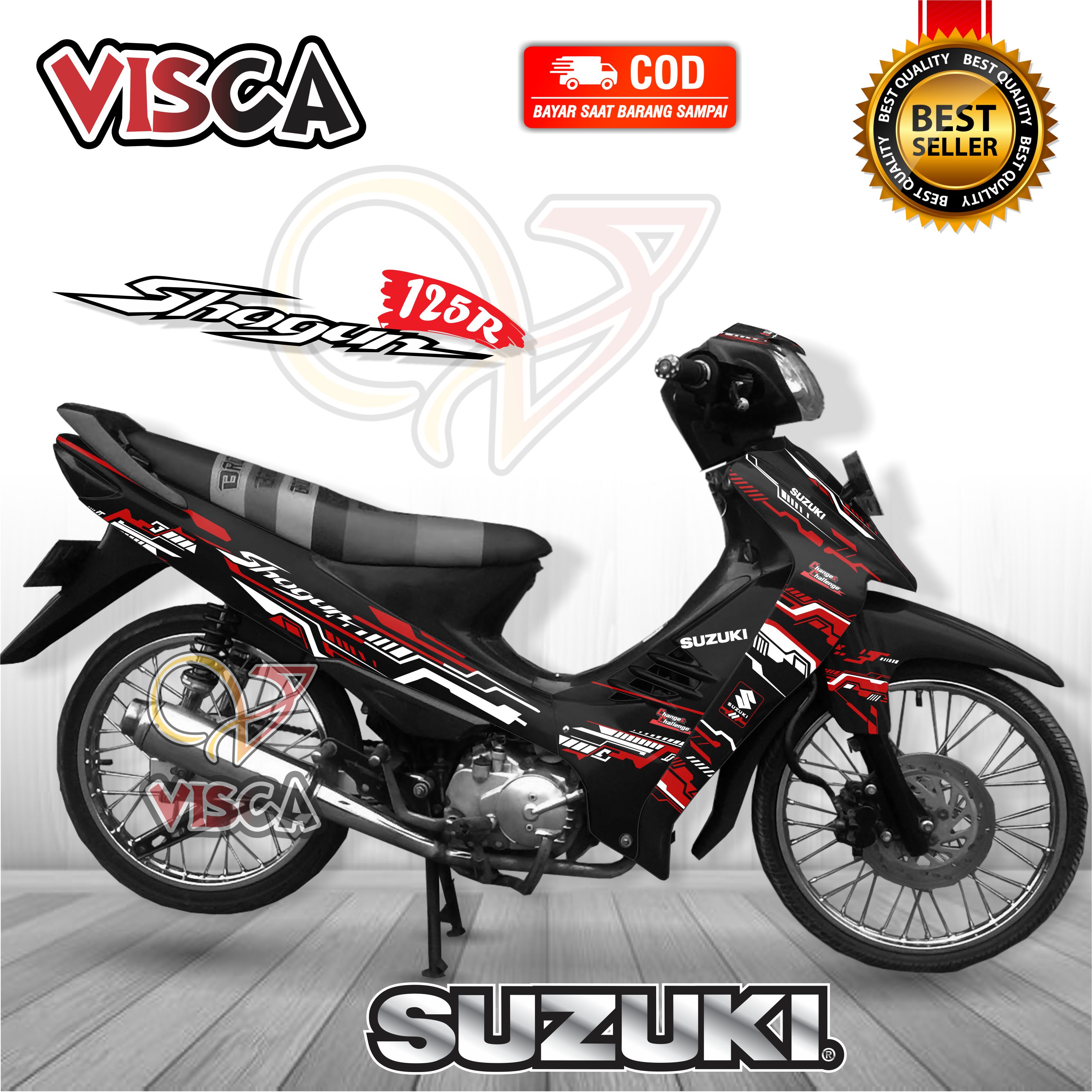 Decal Shogun 125 R Full Body Stiker Shogun 125 R Full Body Striping Shogun 125 R Full Body ...